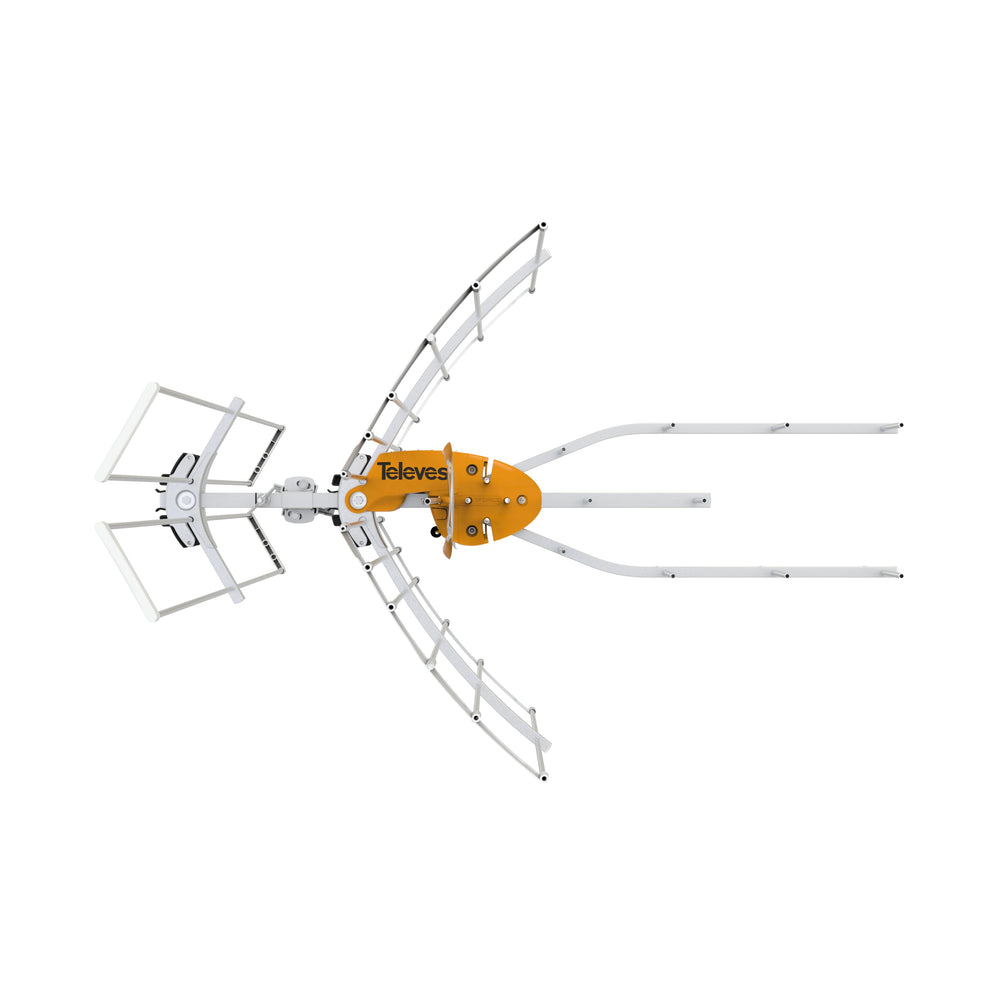 Televes 148883, ELLIPSE MIX HDTV antenna, Repack Ready! Channels 7-36 ...